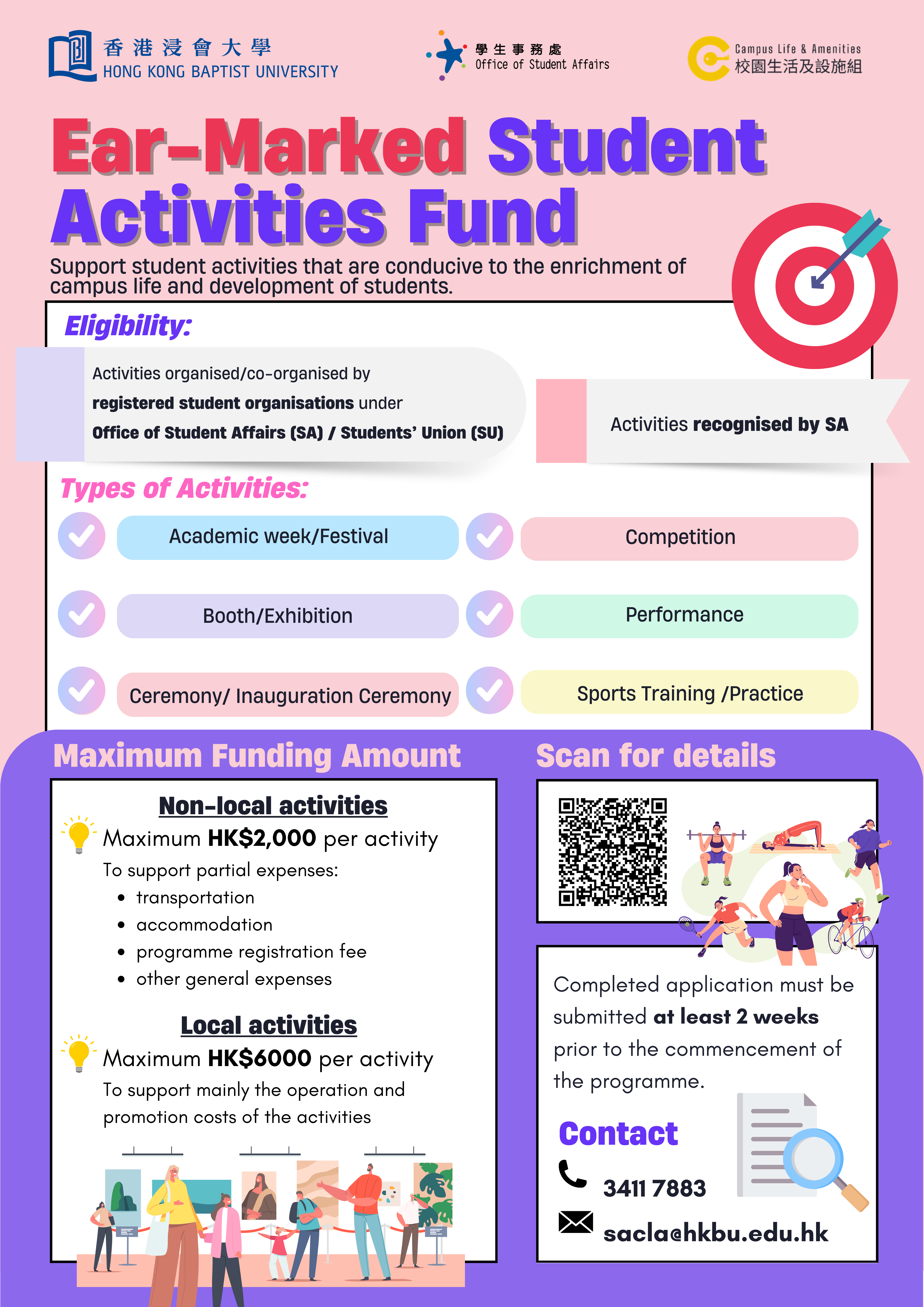 Ear-marked Student Activities Fund